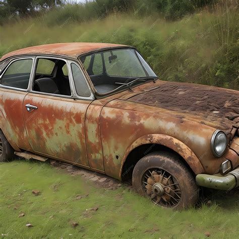 Premium Ai Image An Old Rusty Car