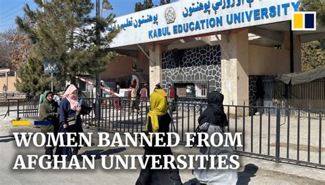 Taliban Bans Afghan Women From University Education In Latest U Turn On