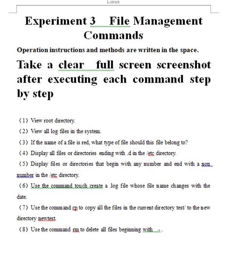 Solved Experiment 2 Use Linux System Commands Take A Clear