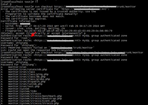 Linux下svn的一些使用方法总结 Cocowool 博客园