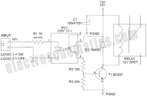 Microcontroller Relay Driver And Interface