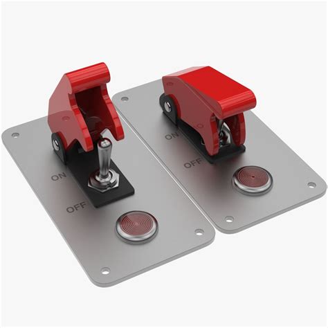 Toggle Switch Button 3d Model 29 C4d Fbx Obj Max Free3d