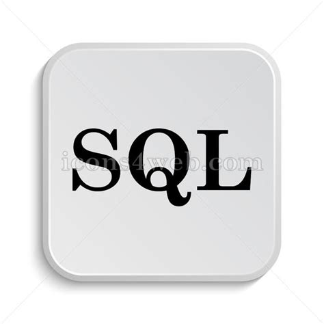 Sql Icon Design Sql Button Design Icon Design Web Design Projects