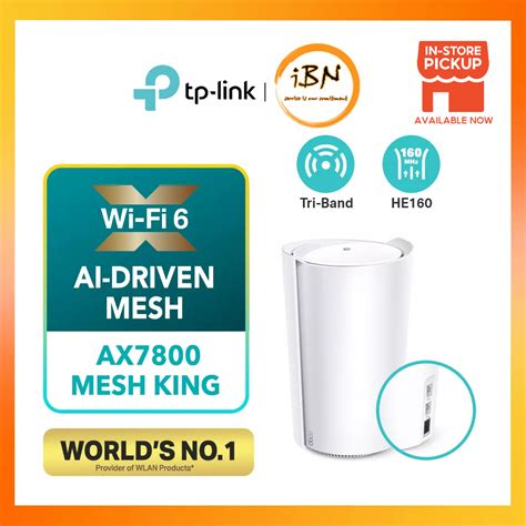 Tp Link Ax Tri Band G Port He Whole Home Ai Driven Ax Wifi Mesh Wifi Router With