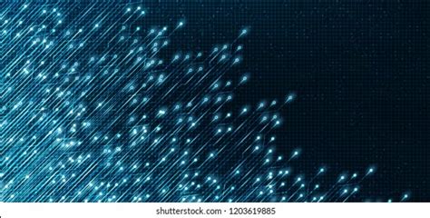 Electronic Circuit Microchip Technology Backgroundhi Tech Digital Stock Vector Royalty Free