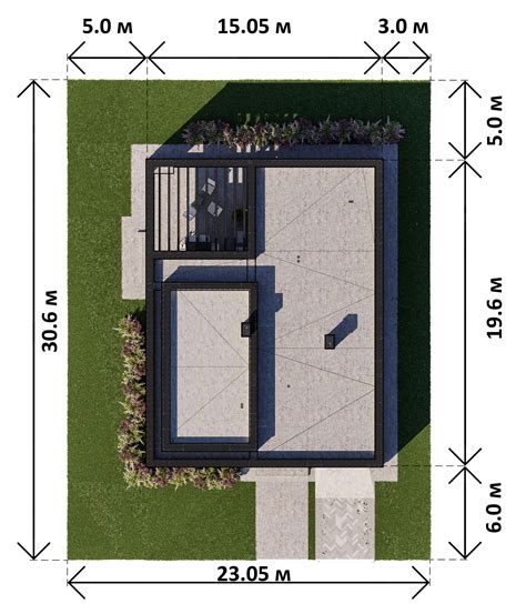 Проект современного дома с плоской крышей Battice 2 купить в Минске на Territoria By