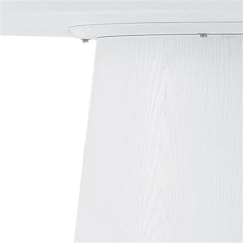 Pauline White Ash 62 Round Dining Table At Futonland