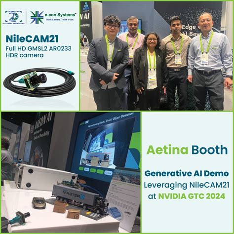 E Con Systems On Linkedin Partnership Nvidiarobotics Gtc24