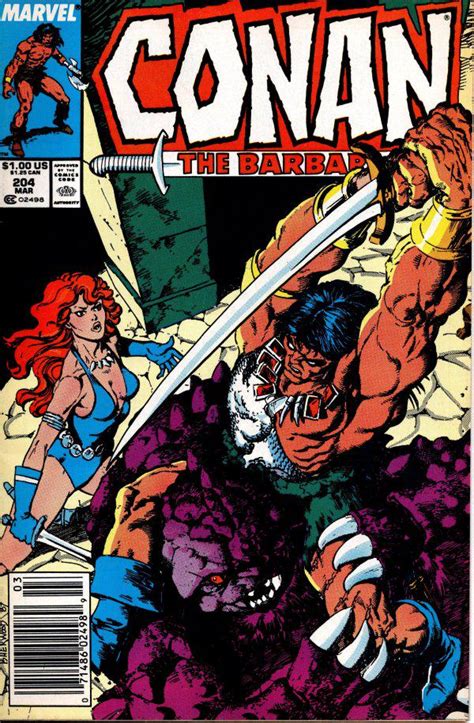 Conan The Barbarian Conan 204 1988 Prices Conan The Barbarian Series