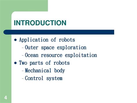 ppt development of arm based embedded system for robot applications