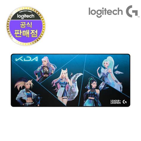 로지텍 코리아 G840 Kda Xl 게이밍 마우스 패드 장패드 리그오브레전드 Lol 감도 깊은 취향 셀렉트샵 29cm