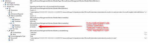 C Missing Monitoring Metric Values On Microsoftautomation Resource