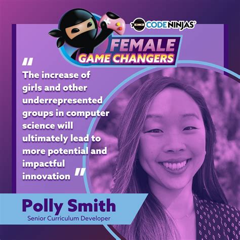 Code Ninjas On Linkedin Polly Smith Is A Senior Curriculum Developer
