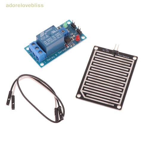 add snow raindrops detection sensor module rain weather module humidity for arduino relay