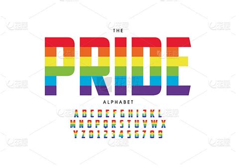骄傲的字母素材 花瓣网