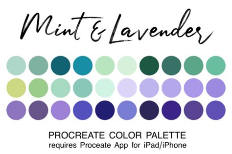 Delight Procreate Color Palette Graphic By Juliecampbelldesigns