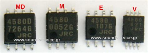 NJM-4580-M-SMD IC 4580-M SMD 8-MDIP JRC NJM4580-M STEREO PREAMPLIFIER