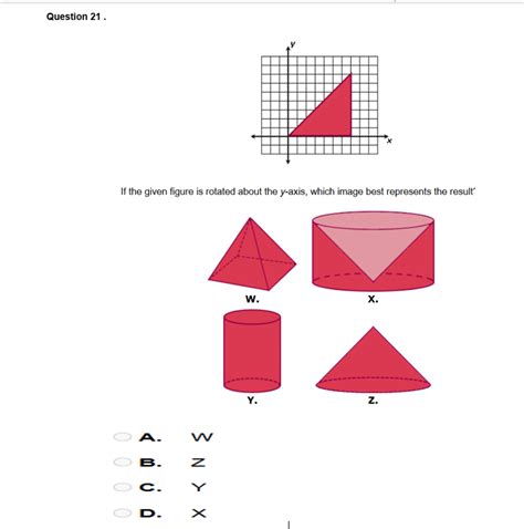 Solved If The Given Figure Is Rotated About The Y Axis
