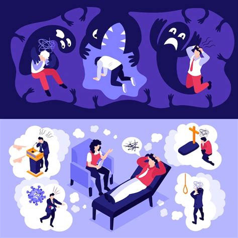 Vectores E Ilustraciones De Alucinaciones Inducidas Por Drogas Para