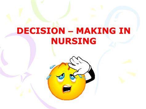 Decision Making Procedure In Clinical Practice Ppt