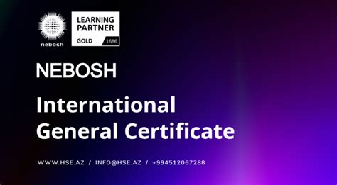 Nebosh International General Certificate Igc