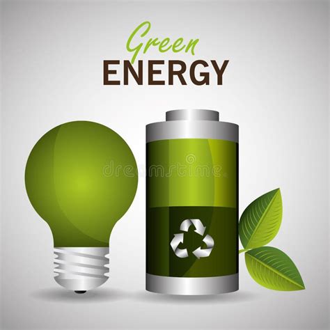 Green Energy Design Stock Vector Illustration Of Industrial 58873868