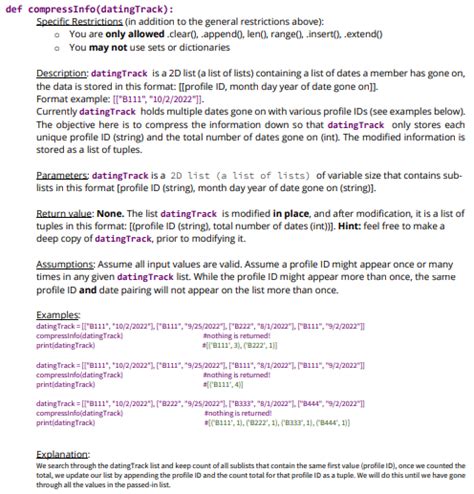 solved f compressinfo datingtrack specific restrictions
