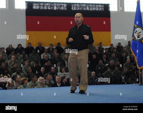 EUCOM Commander Stavridisj Talks To Military And Civilian Members