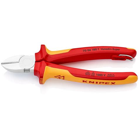 Кусачки боковые KNIPEX KN-7006180TBK - Ручной инструмент Knipex ...