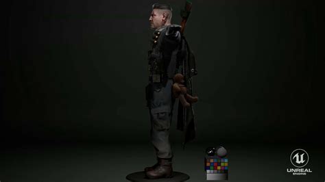 artstation lookdev practice with my cable model in unreal 4 24