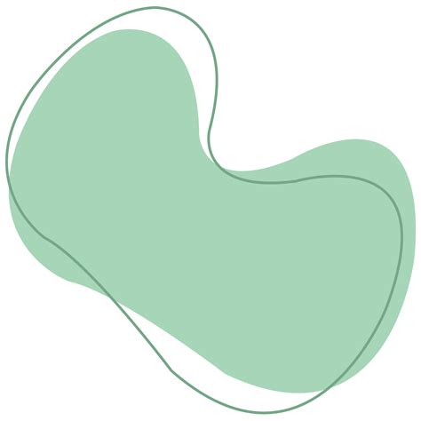 abstract groen blob element 9376705 png