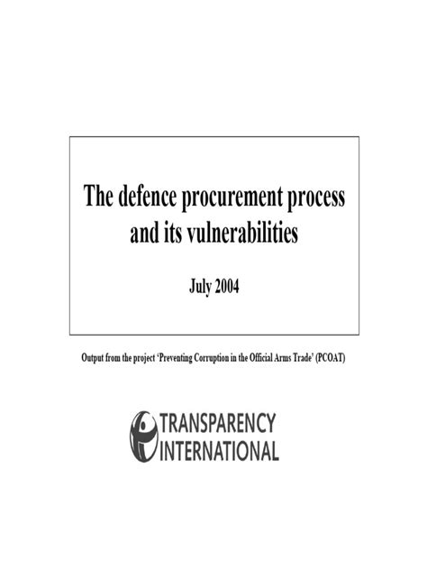 Defence Procurement Processes Download Free Pdf Procurement Business