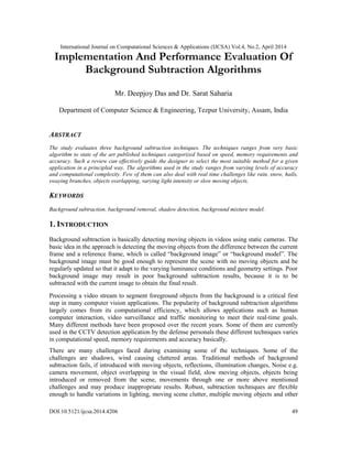 Implementation And Performance Evaluation Of PDF
