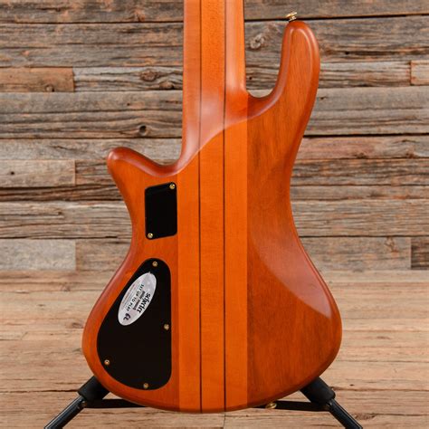 Schecter Stiletto Studio 6 Active 6 String Bass Honey Satin Chicago