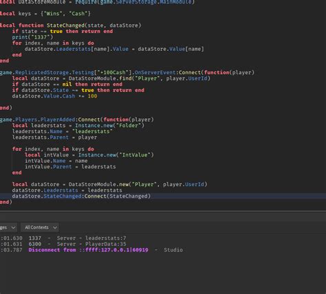 Suphis Datastore Module Community Resources Developer Forum Roblox