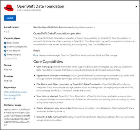 Red Hat OpenShift Container Platform With OpenShift Data Foundation On Cisco UCS X Series Cisco