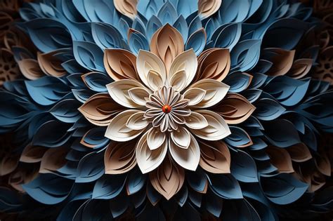 Premium Photo Paper Geometry Paper Cut Into Intricate Geometric Patterns