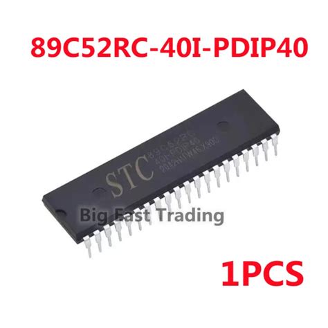 1PCS New STC89C52RC STC89C52RC-40I-PDIP40 straight plug 40 feet | Lazada PH