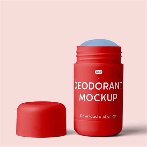 Open Deodorant Bottle Mockup Free Psd Templates