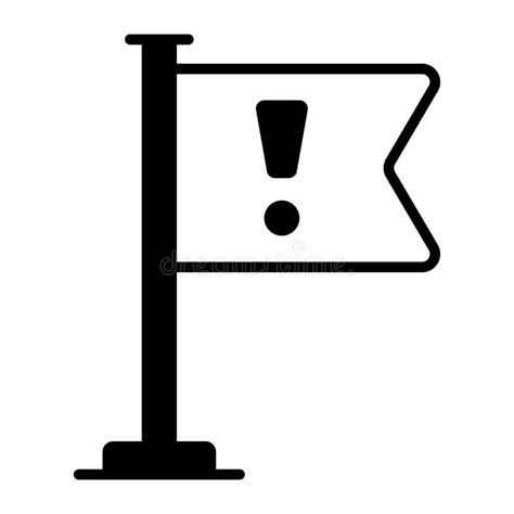 Warning Flag Protection And Security Vector Icons Set Cyber Computer