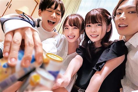森日向子 渡辺まお 超絶可愛い女子大生達と乱交セックス！イケメンチンポをぶち込み突きまくる 無料av動画