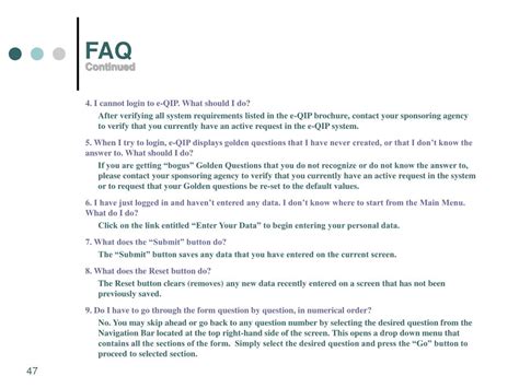 Ppt Electronic Questionnaire For Investigation Processing E Qip