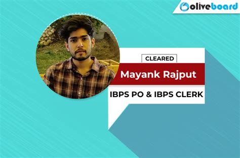 success story of mayank rajput cleared ibps po ibps clerk