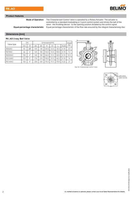Belimo R664ao Characterised Control Valve 2 Way Dn 65 At ₹ 1995600