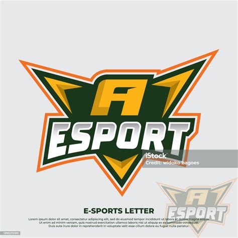 초기 편지 Esport 로고 일러스트 디자인 게임 초기 마스코트 로고 Esport 팀 로고 아이디어 로고에 대한 스톡 벡터 아트 및 기타 이미지 Istock