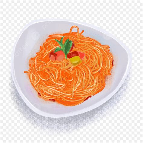 파스타 국수 음식 일러스트 맛있는 스파게티 음식 Png 일러스트 및 Psd 이미지 무료 다운로드 Pngtree