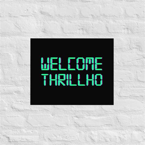 Welcome Thrillho Premium Poster Print The Simpsons Quite Ok Comedy