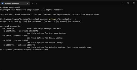 Github Xanuj Osint Tool