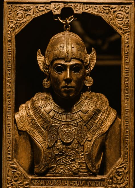 Lexica A Person Wearing And Holding An Amulet With The Face Of Pazuzu