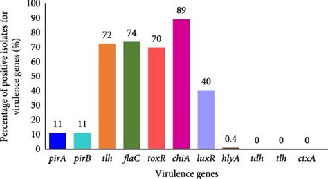The Distribution Pattern Of Virulence Genes Detected In The Isolates Of